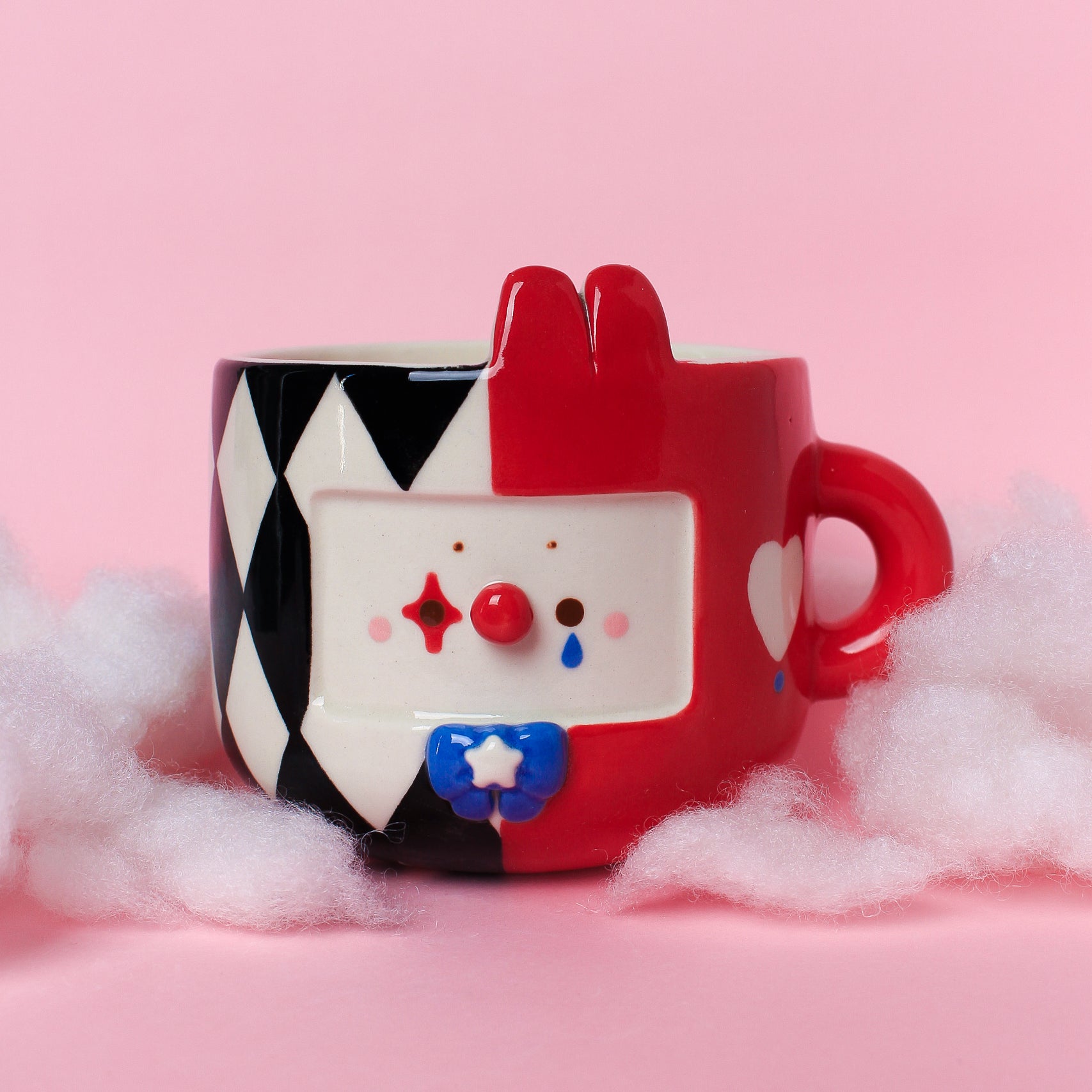 BUNNY CLOWN MUG #22 – Choutopia Ceramics