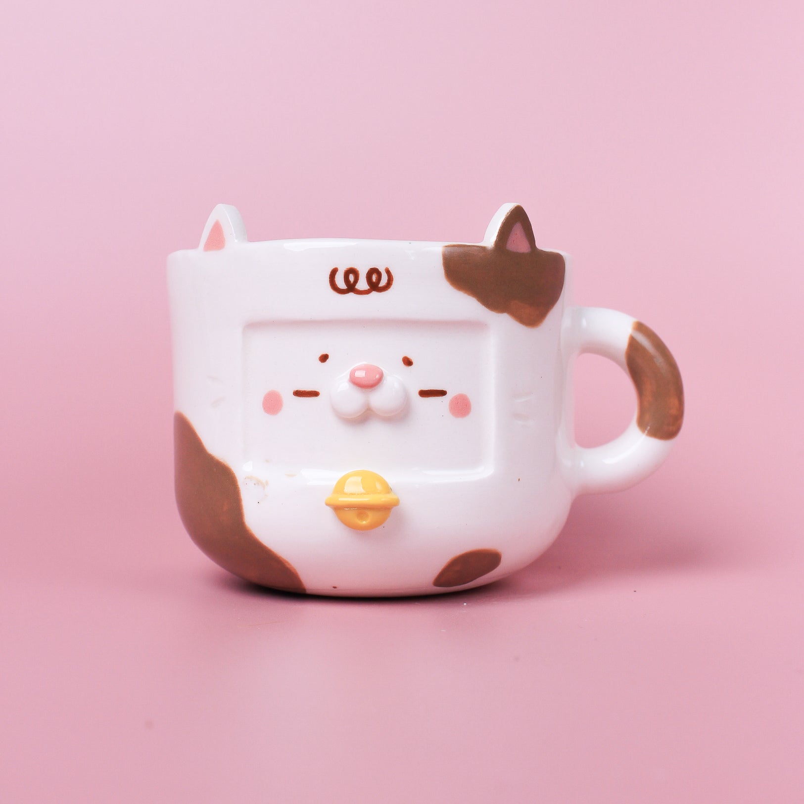 MOCHA CAT MINI CUP – Choutopia Ceramics