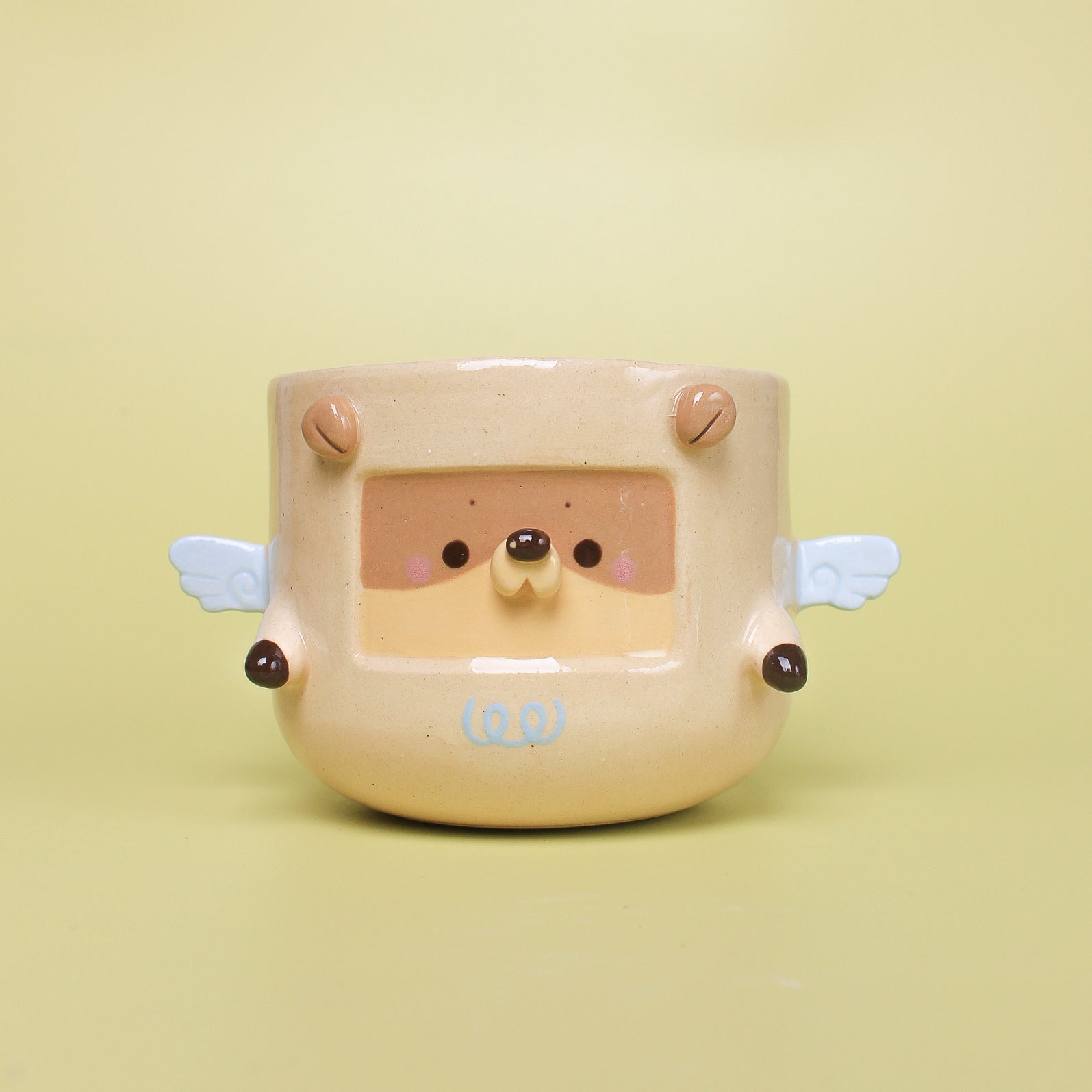 OTTER ANGEL PLANTER #1 – Choutopia Ceramics